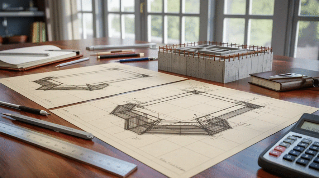 Retaining Wall Footing Design: Step-by-Step Calculations - House Structures
