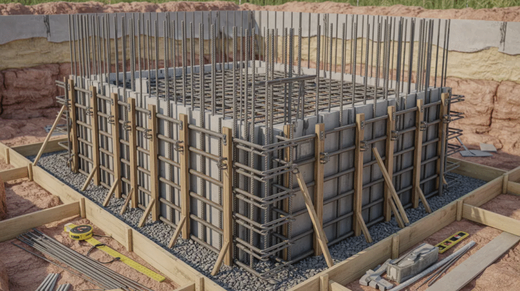 Retaining Wall Footing Design: Step-by-Step Calculations - House Structures